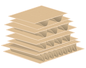 Guide to A, B, C, D, E, and F Flutes in Corrugated Packaging